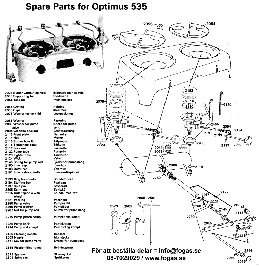 Optimus 535 kerosene or alcohol | Classic Camp Stoves